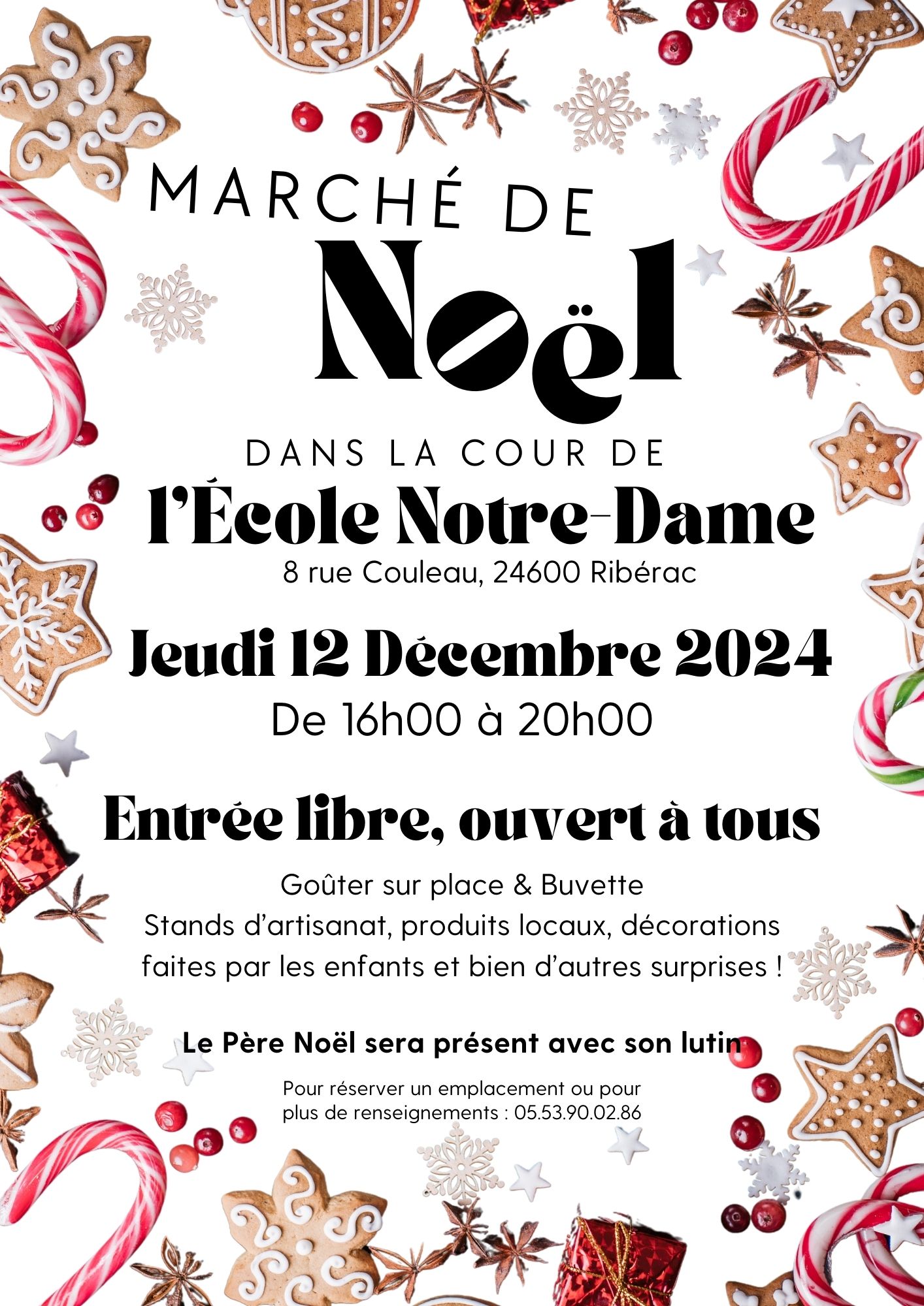 INVITATION AU MARCHÉ DE NOEL DU 12 DÉCEMBRE 2024 A L'ÉCOLE NOTRE DAME ...